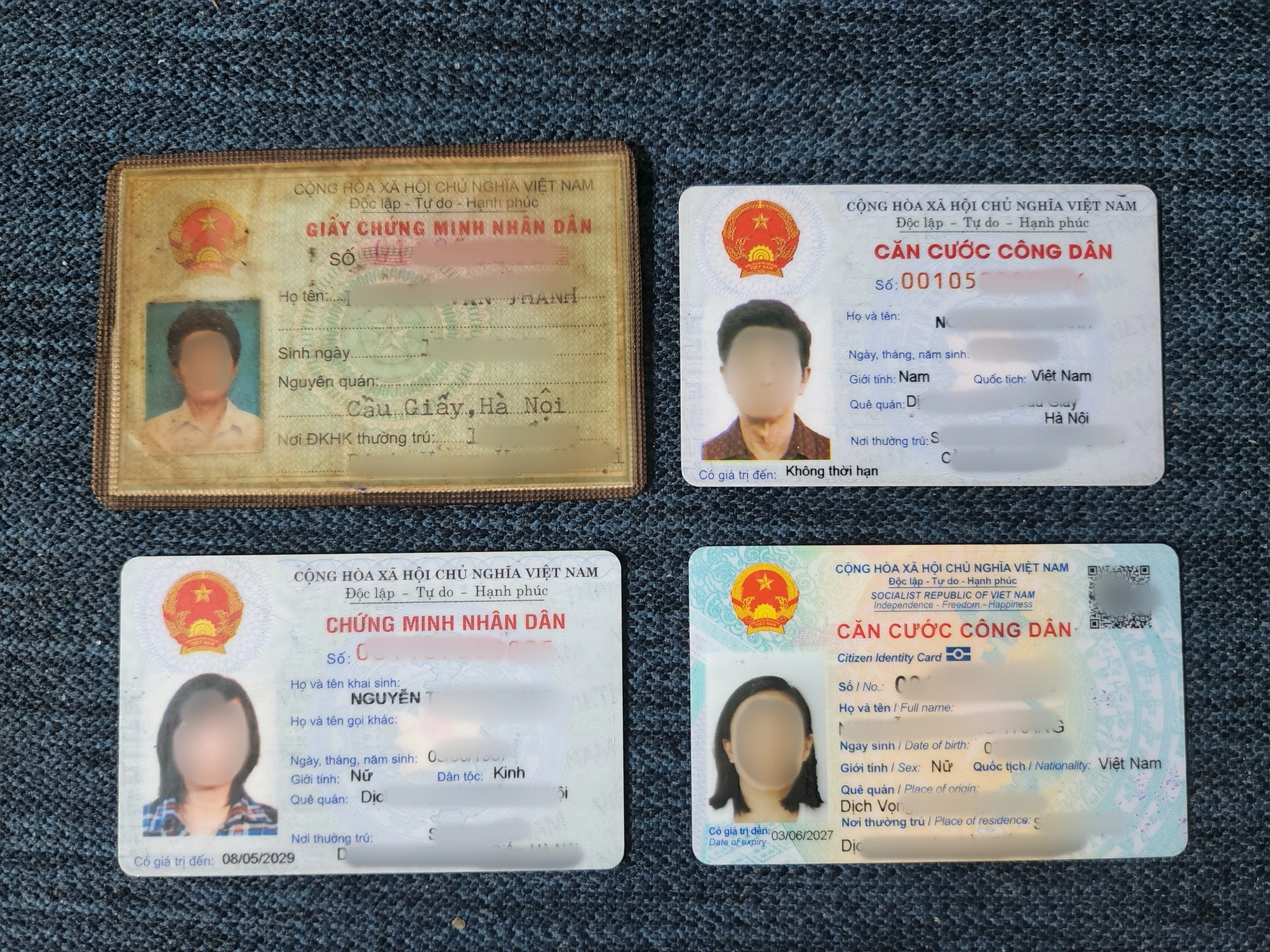 5 loại thẻ căn cước, công dân sử dụng như nào